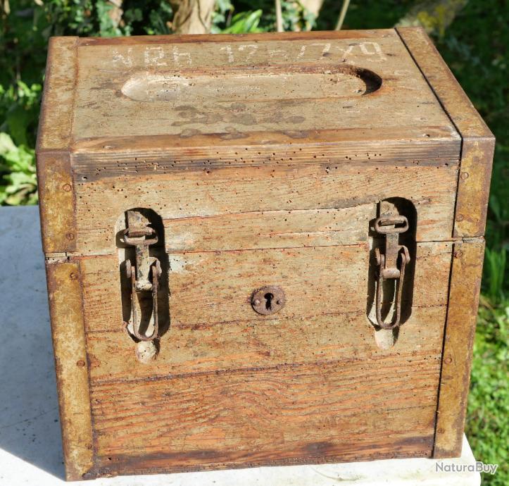 Armée occupation caisse FLAK pour lunette NRh 12,5 / 7X9 NORMANDIE 44 ...