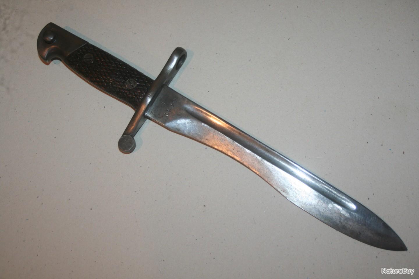 Baïonnette / Machette d'artillerie espagnole, modèle 1941 pour fusil ...