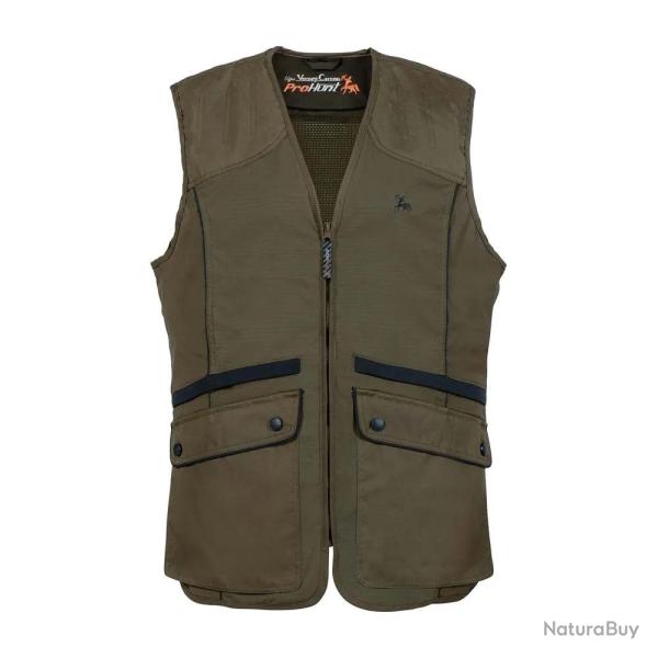 Gilet de chasse Grouse 8 poches coton polyester kaki S à 3XL XL ...