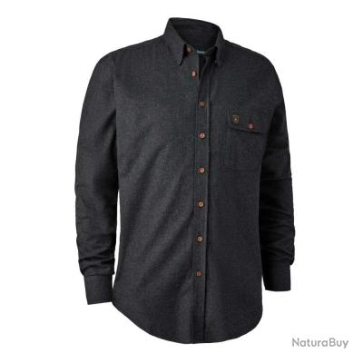 Chemise Liam Noir Deerhunter 49 - Chemises de Chasse (14108697)