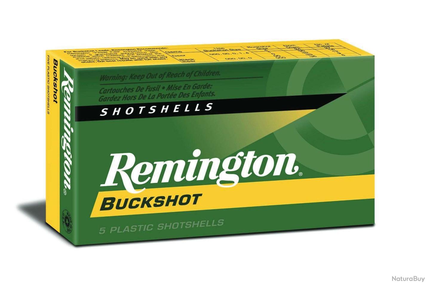 5 chevrotines Cal 12/70 - 10 Grains REMINGTON - Chevrotines autres ...