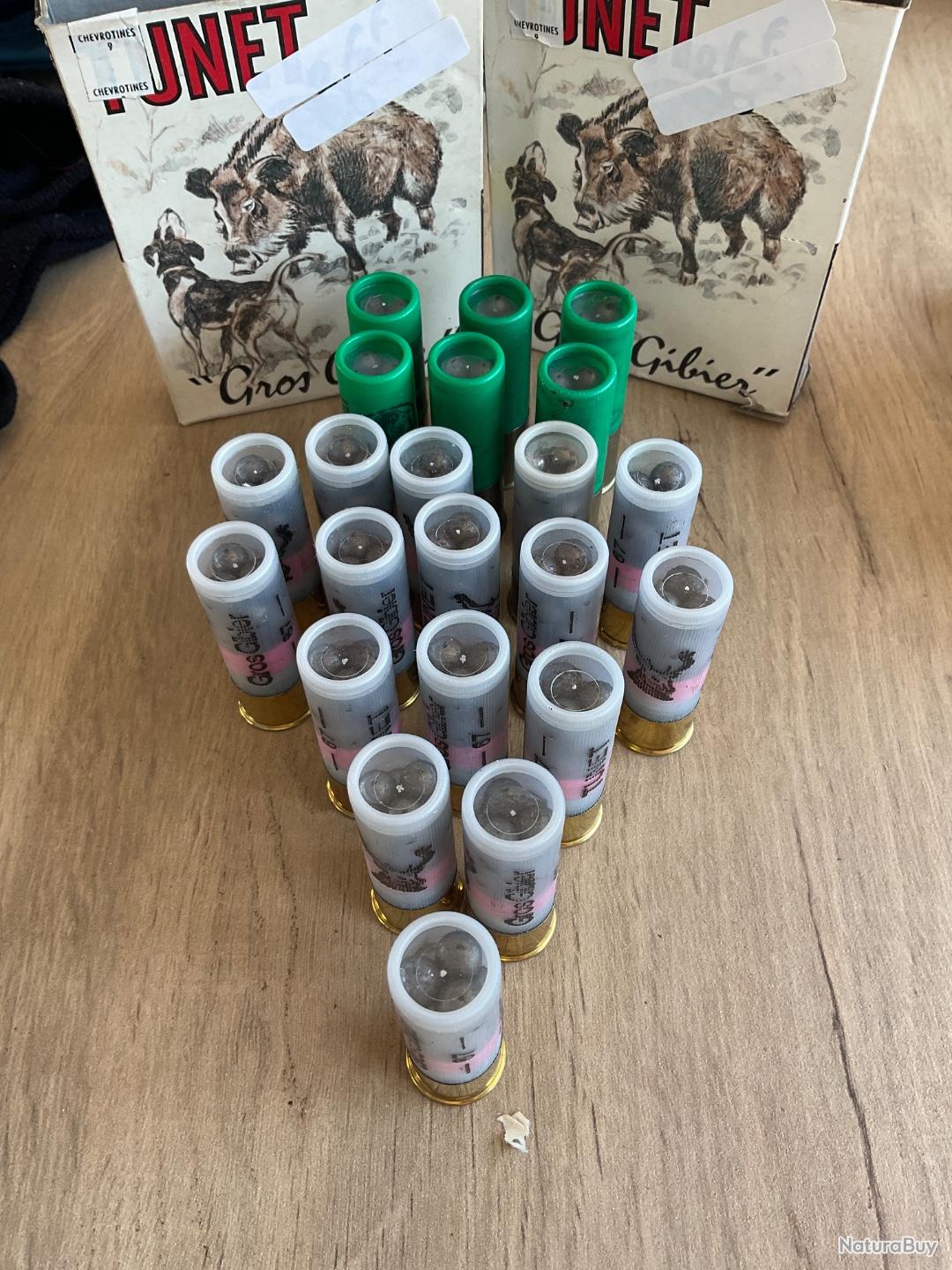 Lot de 22 chevrotines cal 12 9 et 12 gr - Chevrotines calibre 12 (14117435)