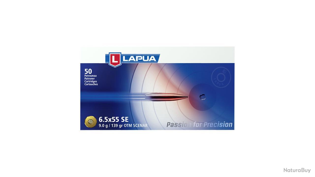LAPUA 6.5X55 SWEDISH SCENAR 139GR X50 GB458 - Balles autres calibres (14118627)
