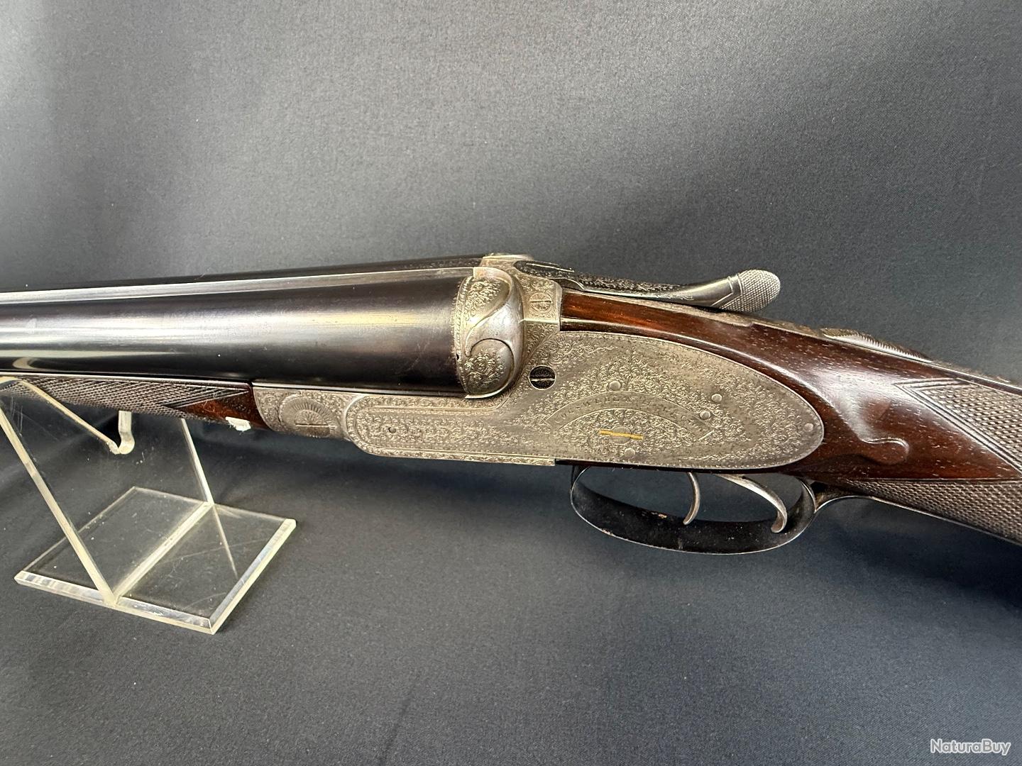 EXTRAORDINAIRE FUSIL COGSWELL & HARRISON cal. 12/65 - Fusils à ...