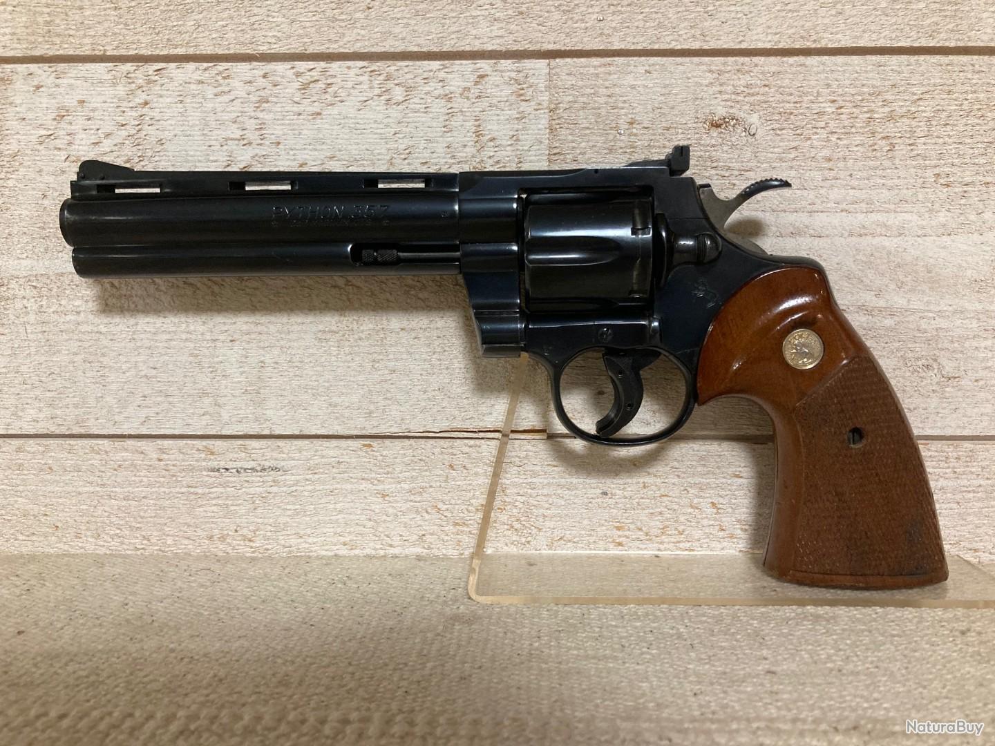 Revolver COLT PYTHON .357 MAGNUM .6" . Occasion . - Revolvers de ...