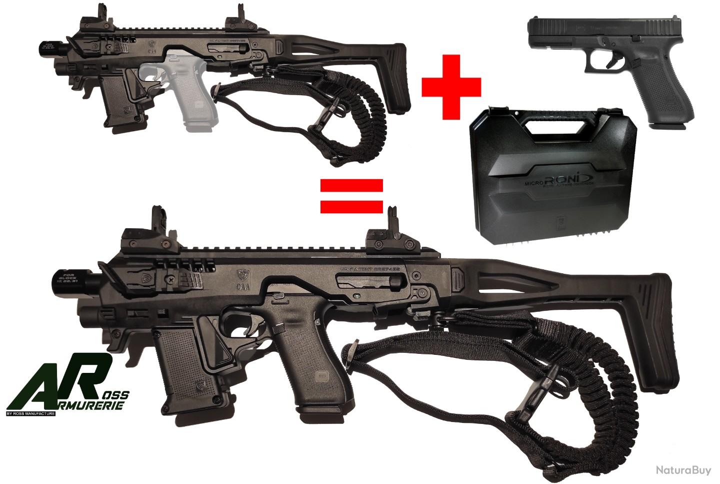 PROMO GLOCK17 Gen5 FS 9x19 avec RONI Conversion GLOCK Micro CAA Gen 4X ...