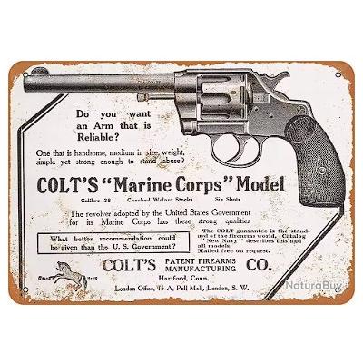 Plaque décorative vintage L colt V1 LIVRAISON GRATUITE - Décoration d ...