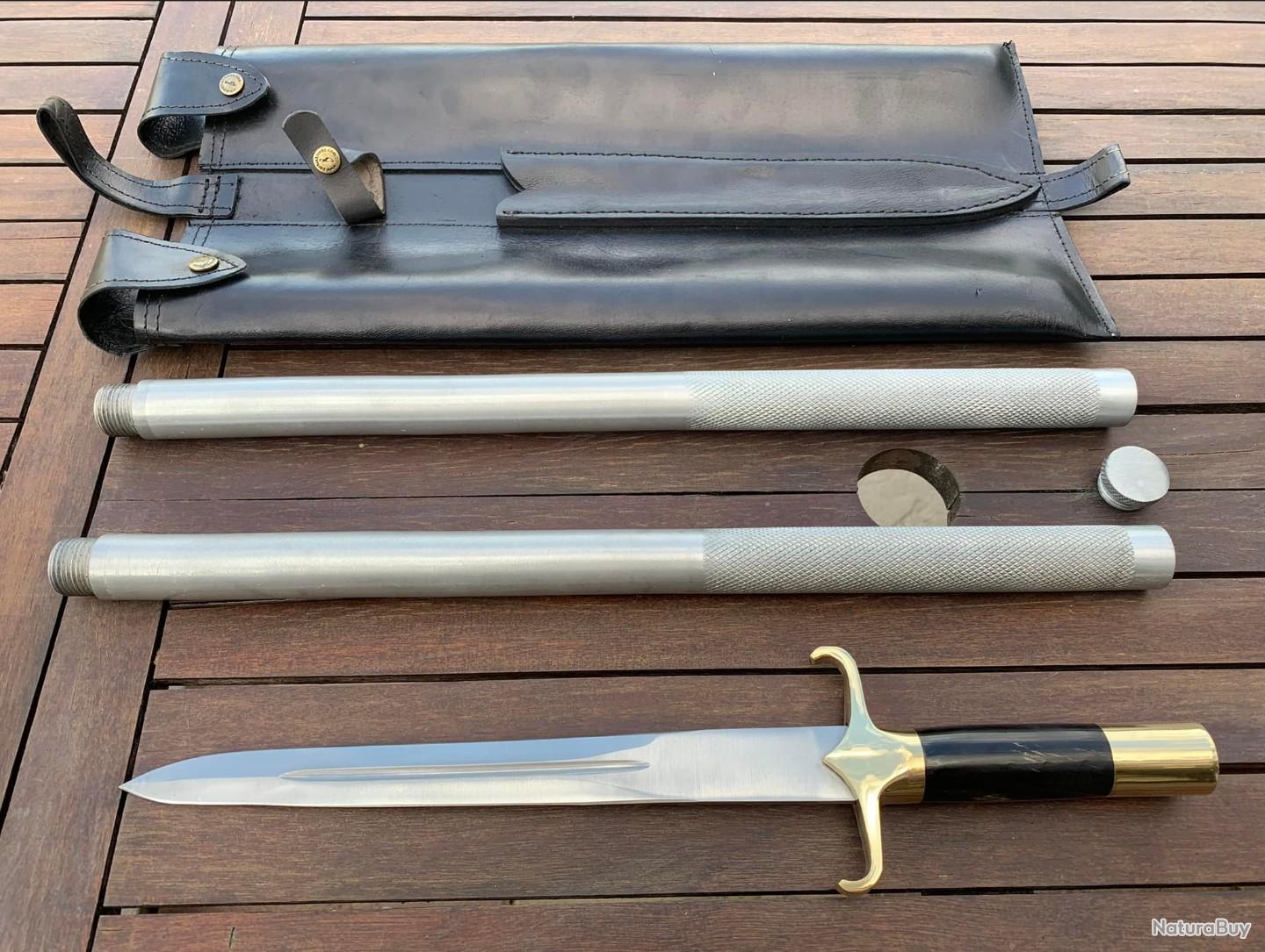 Ensemble épieu de chasse Corne + 2 rallonges 50 cm (2) - Epieux (14182341)