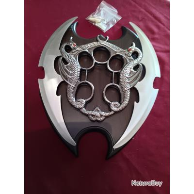 Double lame dague dragon - Couteaux et dagues militaires (14183946)