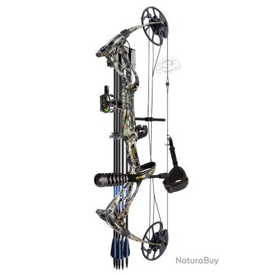 Pack Arc à poulie Sanlida Dragon X8 Pro - Droitier / 10-60 lbs / Camo ...