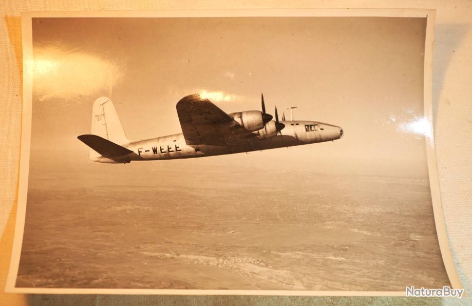 Photo originale ARGENTIQUE - Sud-Est SE 1010 avion quadrimoteur hélice ...