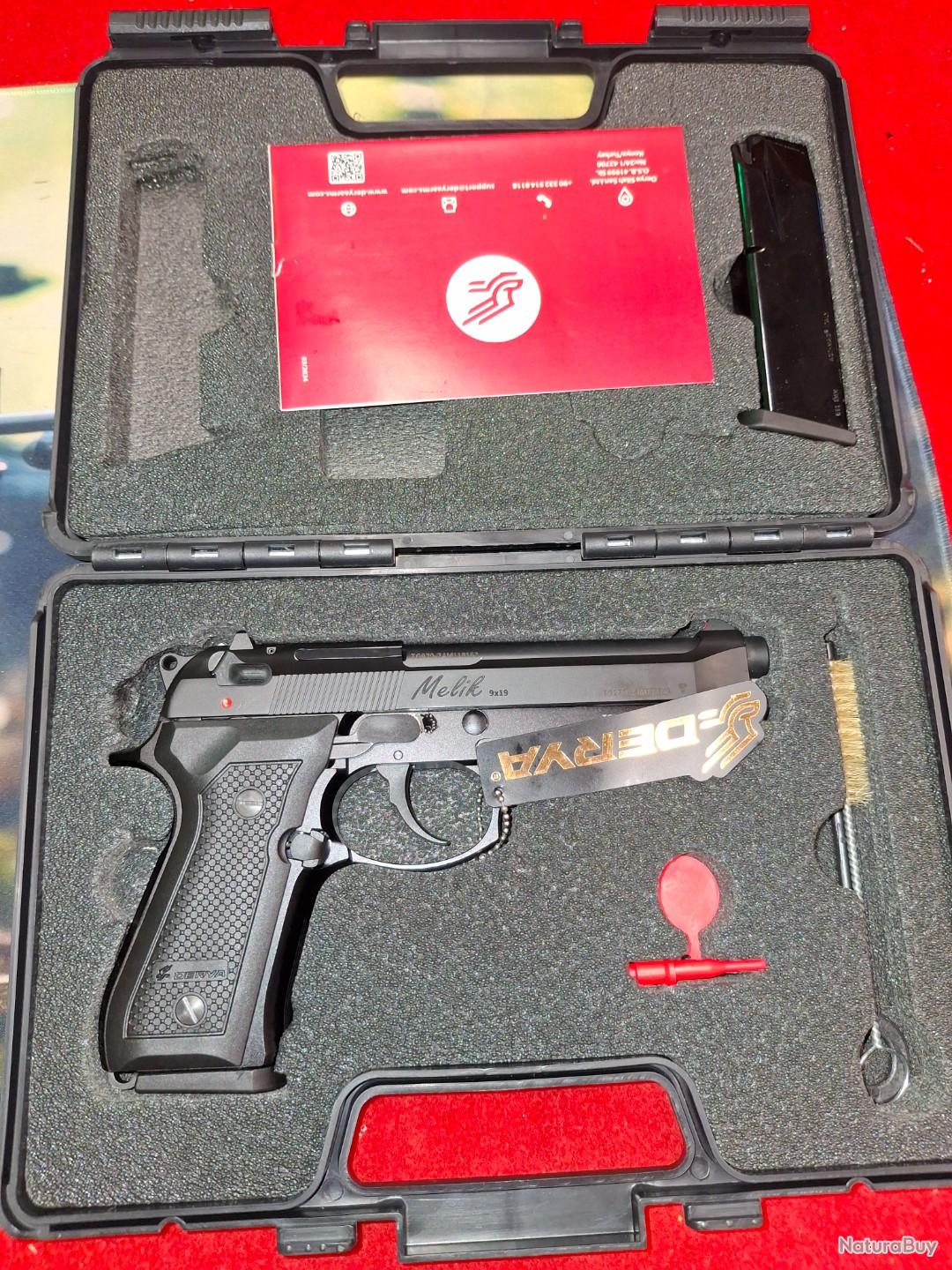 DERYA MELIK C401 BLACK CAL. 9X19 + MALLETTE + ACCESSOIRES - Pistolets ...